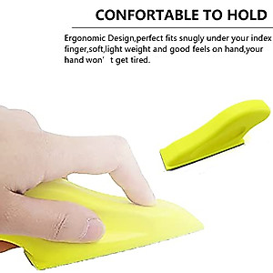 120Pcs Micro Detail Sander Paper Kit Micro Zip Finger Sander Handle Mini Mouse Sander 3.5 x 1 Inch Silicon Carbide Assorted Grit of 400 600 800 1200 1500 2000 for Wood Polishing Metal Automotive