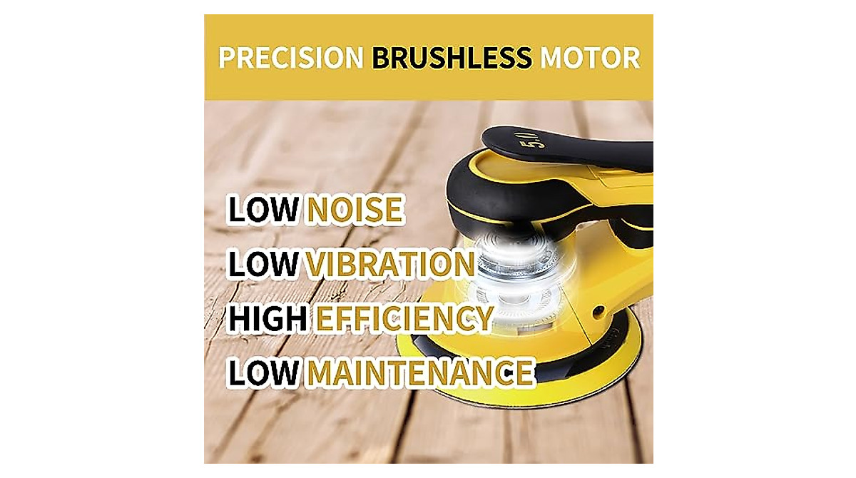 Electric Orbital Sander 350W Brushless Motor | High Performance Tool
