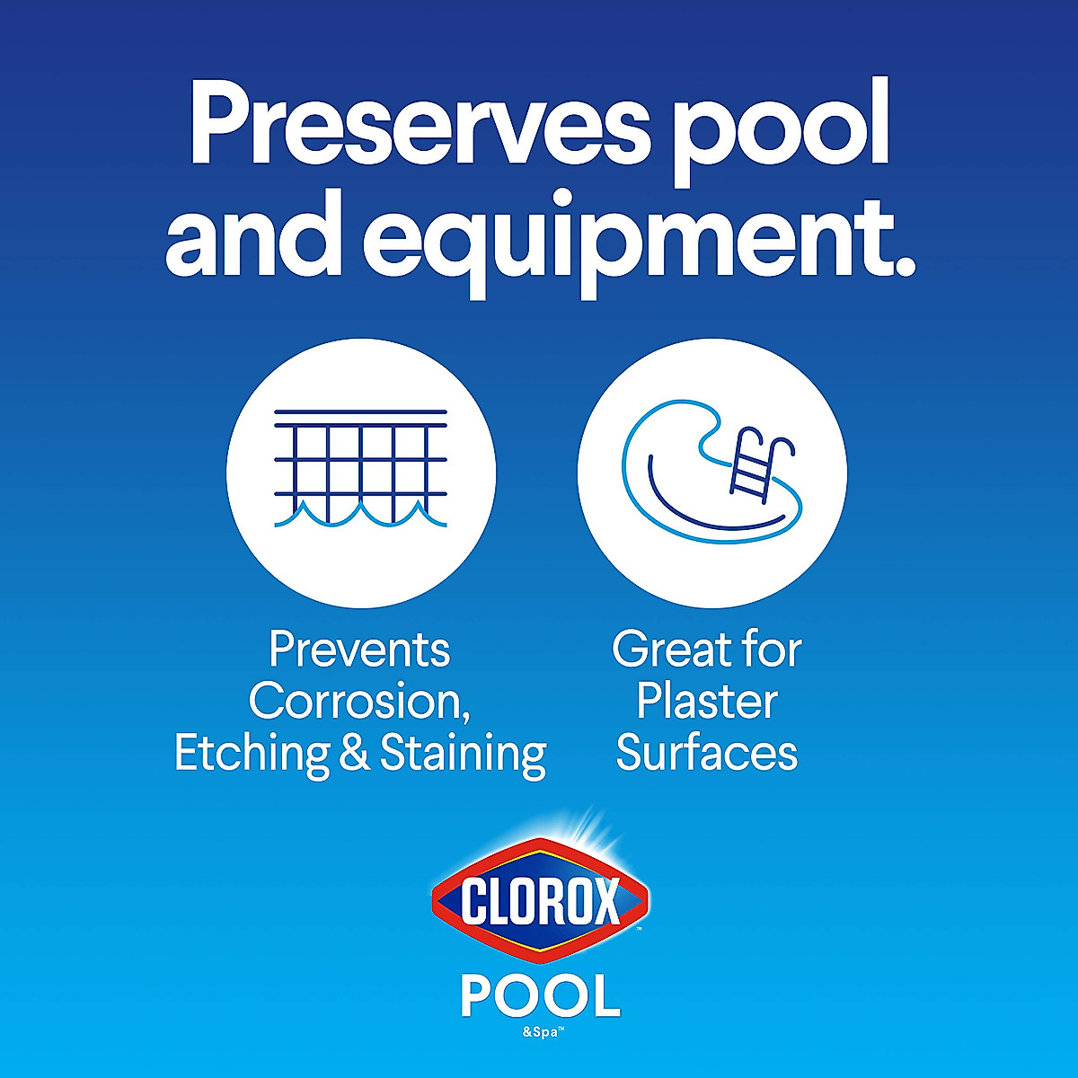 CLOROX Pool&Spa Calcium Hardness Increaser, Prevents Corrosion, Etching and Staining, 4LB
