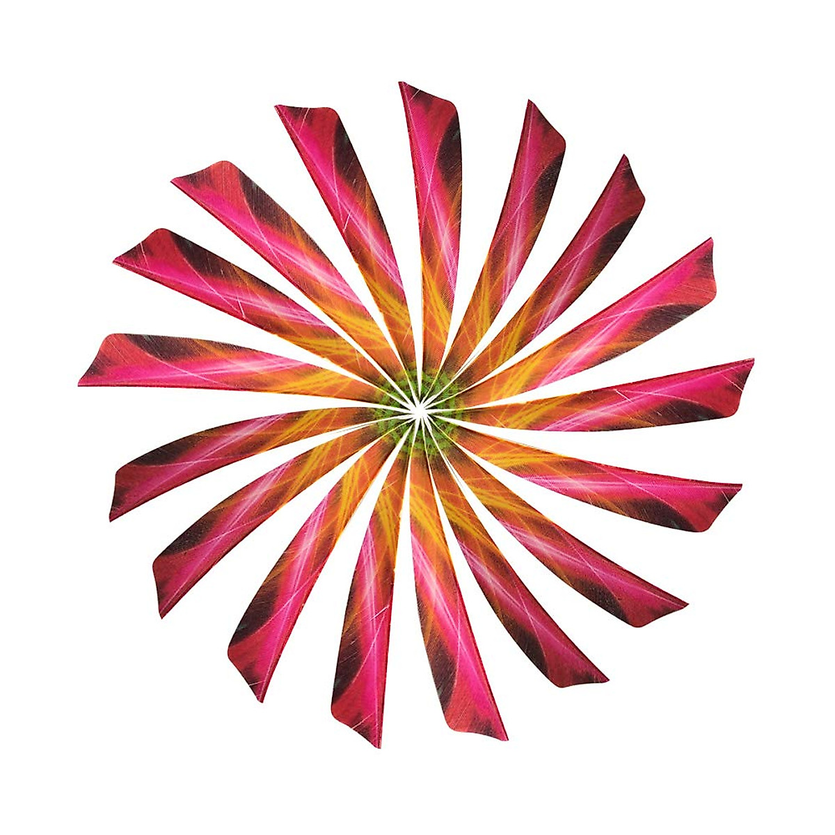 AMEYXGS 50pcs Archery Arrow Feather 4 Inch Natural Turkey Faether Colorful Arrow Fletches Right Wing Hunting Shooting Target Arrow Accessory (color 6)