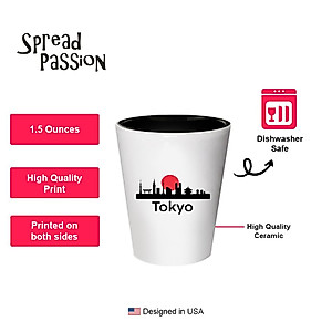 Tokyo City Shot Glass - Tokyo Lover Gifts Idea