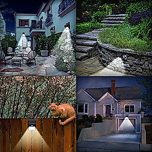 Solar Motion Lights, Holan 12 LED Waterproof Motion Sensor Solar Security Light for Garden, Fence, Patio, Deck, Yard, Driveway, Stairs