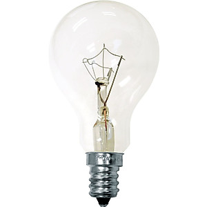 GE Lighting Decorative A15 Incandescent Ceiling Fan Light Bulb, 40-Watts, Crystal Clear, 2-Pack