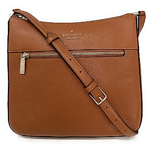 Kate Spade New York Leila Colorblock Pebbled Leather Crossbody Bag (Warm gingerbread)