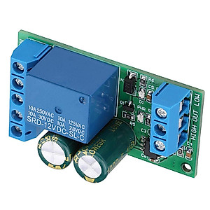 Level Controller Module, 12V DC/AC Water Level Controller Automatic Liquid Level Detection Sensor Module, Water Control Relay Switch Module for Fish Tank Aquarium Home Water Tower