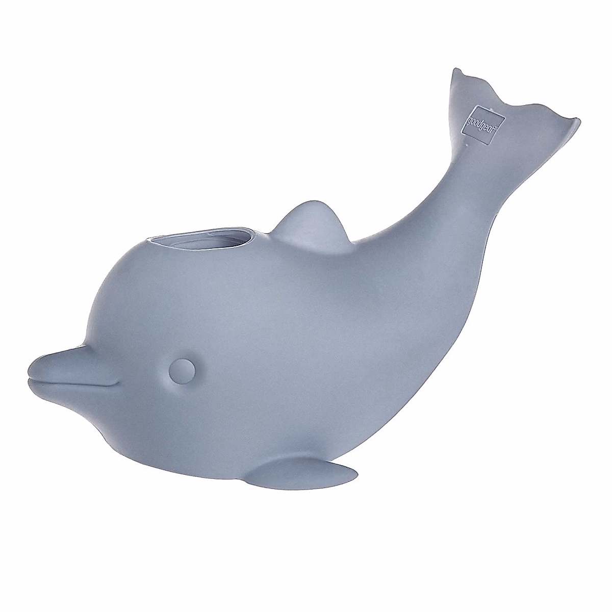 Good Gear Bathtub Faucet Cover for Kids Safety, Universal Fit Silicone Bath Spout Cover for Baby, Tub Nozzle Guard Whale/Grey