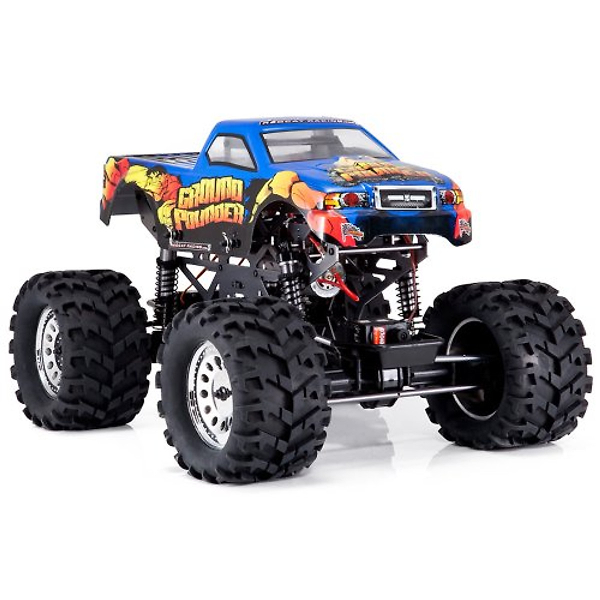 Redcat Racing Ground Pounder 1/10 Scale Electric Monster Truck with Ground Pounder Body