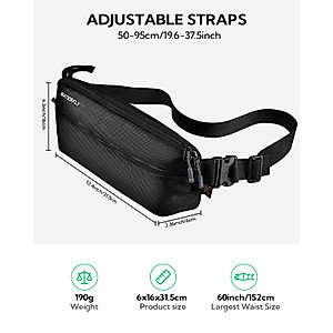 WATERFLY Sling Crossbody Chest Bag: Over Shoulder Small Slim Cross Daypack Lightweight Backpack Front Side Pack Men Women…