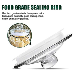 Glass Jars 32oz,Maredash Candy Jar with Lid For Household,Food Grade Clear Jars (6 Pack)