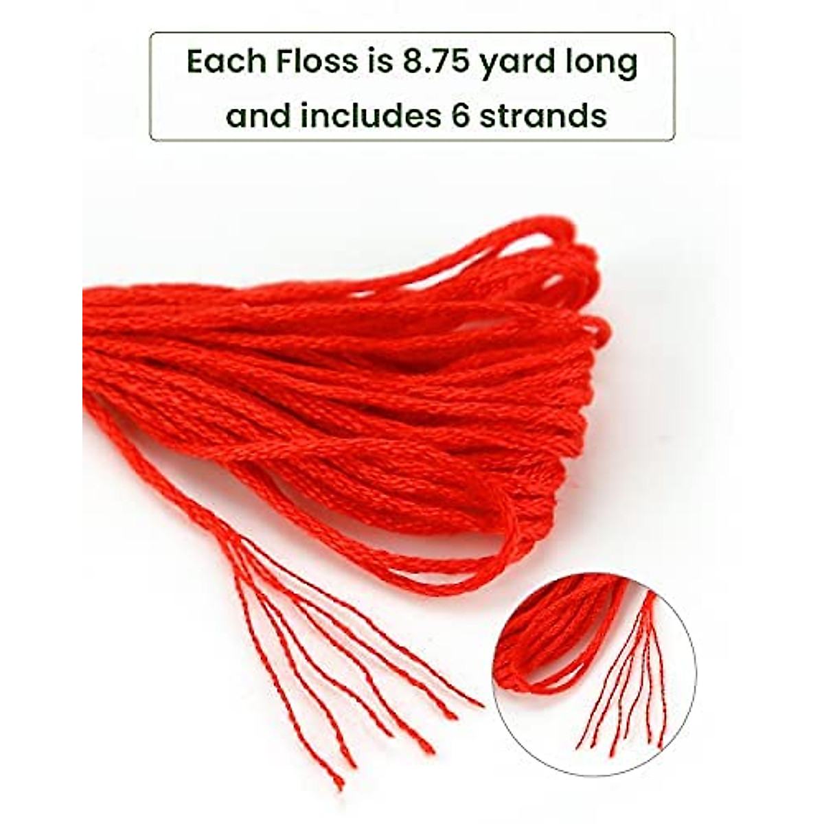 Caydo 100 Skeins Embroidery Floss, Friendship Bracelets String with 12 Pieces Floss Bobbins
