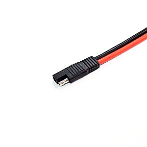 Meiyangjx 10AWG SAE Connector Extension Cable, SAE Quick Connector Disconnect Plug SAE Automotive Extension Cable, Solar Panel SAE Plug (2Pack-30cm/1ft)