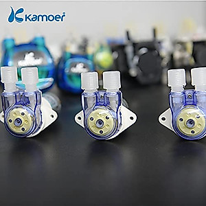 Micro peristaltic pump 12V DC Kamoer KEF low flow liquid dosing pump DIY for lab analytic 3mm ID×5mm OD 85ml/min