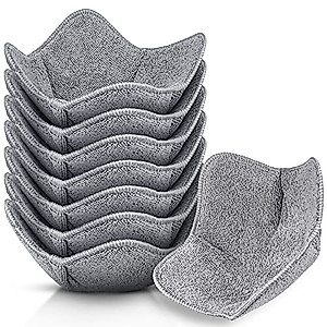 8 Pieces Bowl Holders Microwave Safe Bowl Pot Holder for Hot Soup, Food, Meals (Grey)