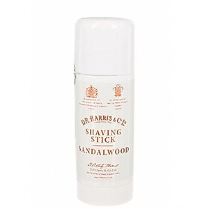 D.R. Harris & Co. Sandalwood Shave Stick, Shaving Soap 40g