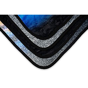 JUST FUNKY Dragon Ball Super Goku Large Anime Fleece Throw Blanket | Official Dragon Ball Super Throw Blanket | Collectible Anime Throw Blanket | Measures 60 x 45 Inches