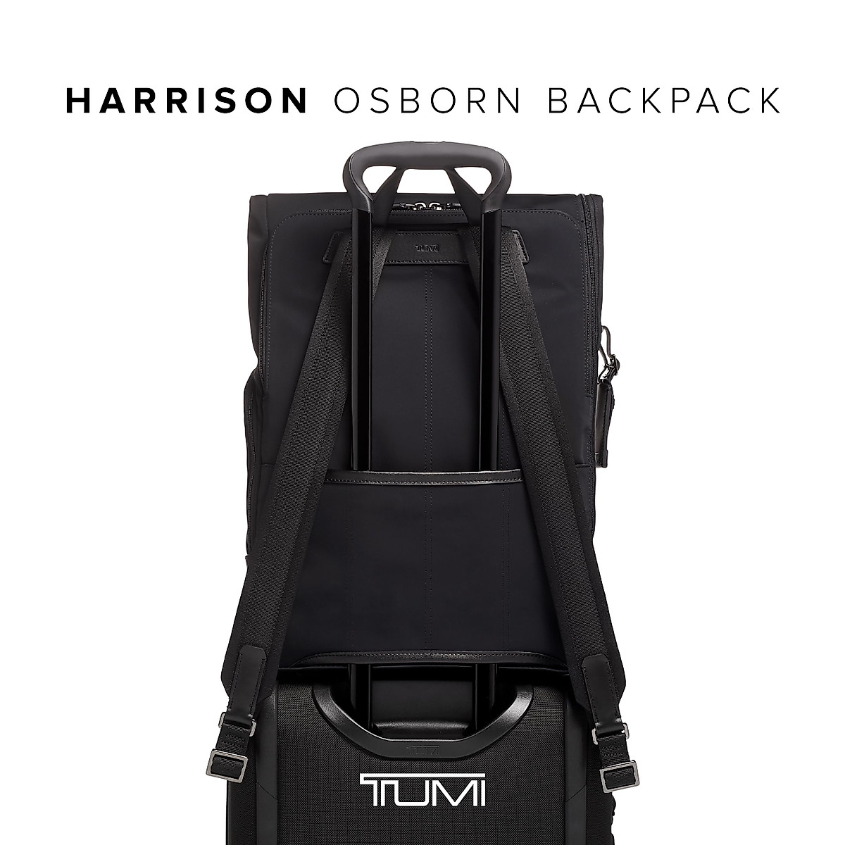 TUMI - Harrison Osborn Roll Top Laptop Backpack - 15 Inch Computer Bag for Men and Women - Black