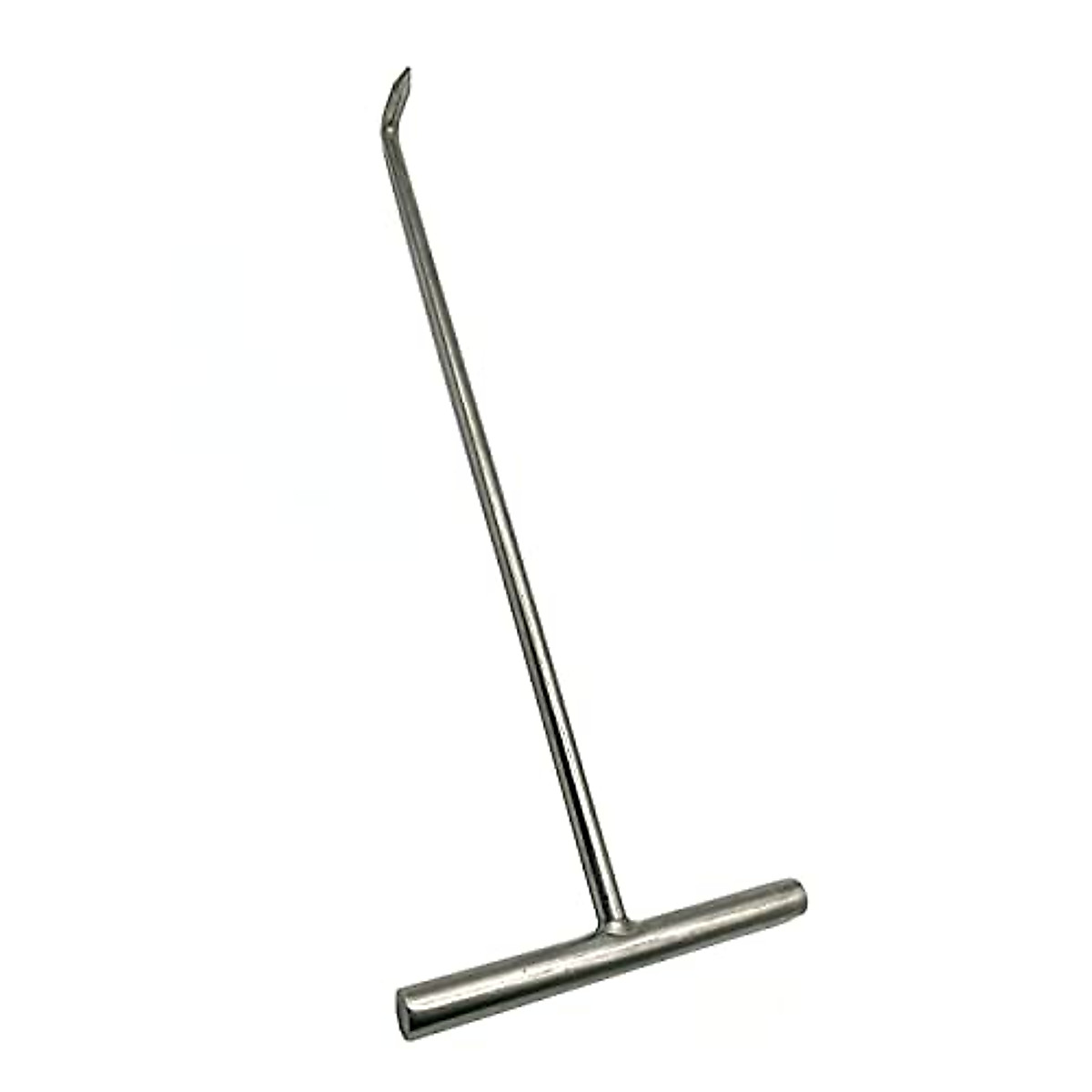 Yountiger 15" Heavy-Duty 304 Stainless Steel Meat Boning Hook T Hook Pull Hook Llift Hooks Stainless Steel Handle 1 Pack