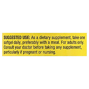 Spring Valley Omega-3 500 mg from Fish Oil, Heart Health, Lemon,120 Softgels (Pack of 2)