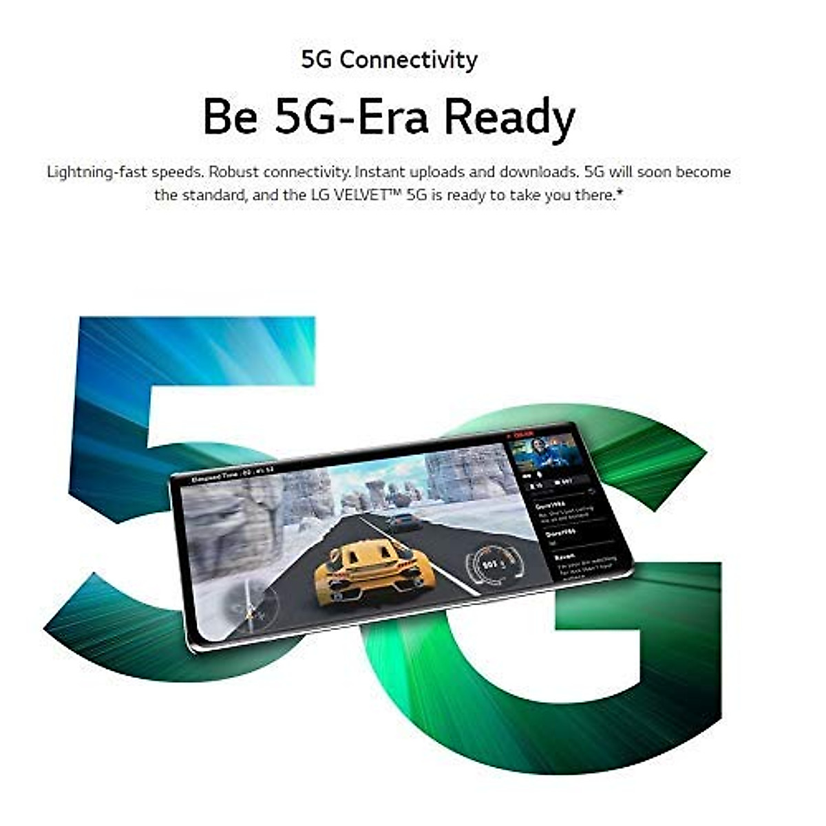 LG Velvet 5G G900UM 128GB AT&T GSM Unlocked Phone 6.8 inches - NO CDMA (Silver) (Renewed), (Velvet (5G) 128GB LMG900TM)