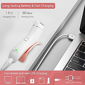 Electric Razor for Women, Nicare Women Electric Shaver with 3-1 Shaving Blade for Bikini Trimmer Body Hair Removal for Legs and Underarms Rechargeable Painless Cordless Wet and Dry Use