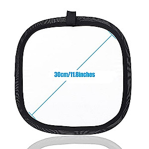 Small Grey White Balance Card 18% and Grey Reference Reflector Board with Carrying Bag Photography Card Custom Calibration Camera Checker Video, DSLR and Film