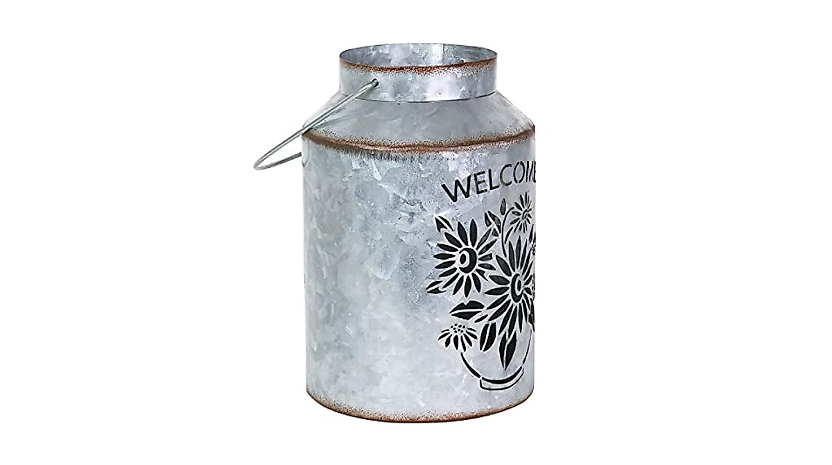 Exhart Solar Welcome Lantern - Charming Outdoor Décor