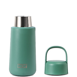 KOR Melrose 12oz Double Wall Insulated Water Bottle - Keeps Beverages Hot for 12hrs, Cold for 24hrs - Stainless Steel Design - Contoured Perfect Spout for Drinking