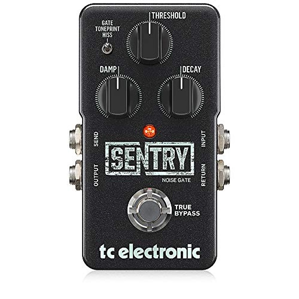 TC Electronic SENTRY NOISE GATE Multiband Noise-Gating Pedal with Hard-Gate Mode and Built-In TonePrints*