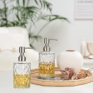 Easy Tang Durable 304 Rust Proof Stainless Steel Pump Head, Kitchen Soap Dispenser Pump Replacement for Regular Mouth Bottle(Silver 2 Pack)