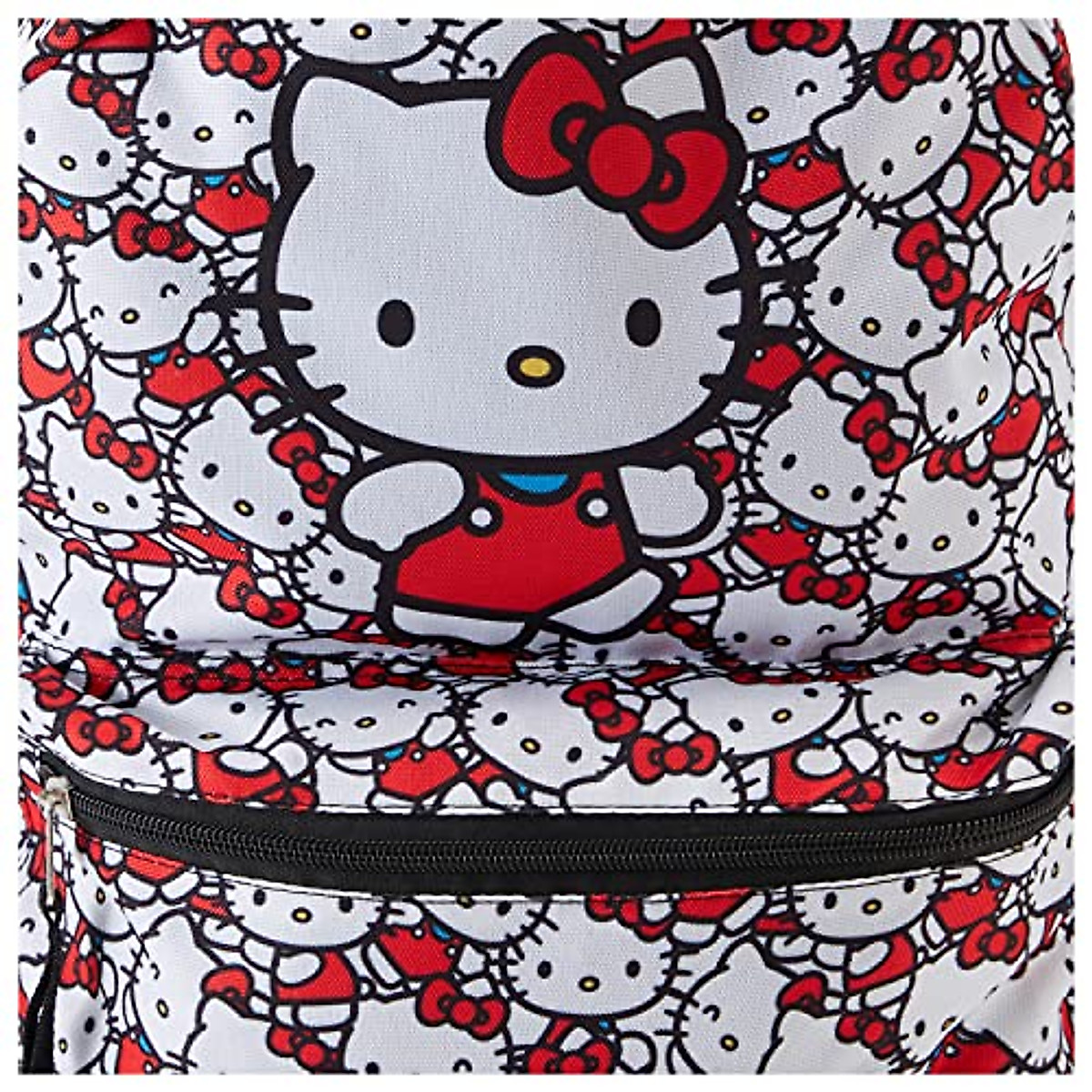 Hello Kitty Allover School Backpack - Hello Kitty Iconic Backpack - Officially Licensed Hello ...