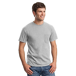 Gildan Mens 6.1 oz. Ultra Cotton Pocket T-Shirt G230 -SPORT GREY 4XL