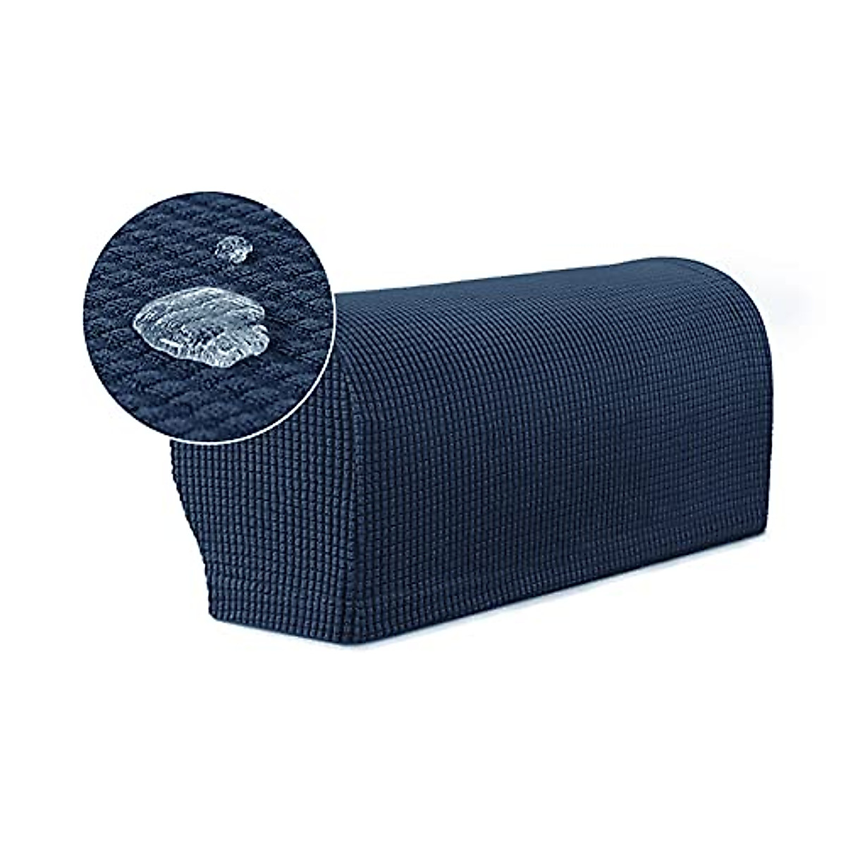 NINEFOX Sofa Armrest Cover Removable Arm Stretch Chair Protector,Polyester,Waterproof
