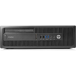 HP EliteDesk 705 G3-SFF, AMD A10-7800 3.0GHz, 8GB RAM, 256GB Solid State Drive, DVD, Win10P64, (Renewed)