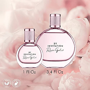 By Invitation Rose Gold from Michael Bublé Fragrances, 3.4 Fl Oz | Women’s Perfume | Pear, Rose, Praline, Vanilla Perfume | Eau de Parfum | Gift for Women | Vegan & Cruelty Free