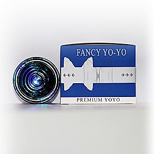 WATIEOBOO Unresponsive Metal Yoyo Professional, Replacement Responsive Ball Bearing Yoyo for Kids Beginners, Professional Trick Yoyo for Adults with Bag, Glove and 10 Yoyo Strings