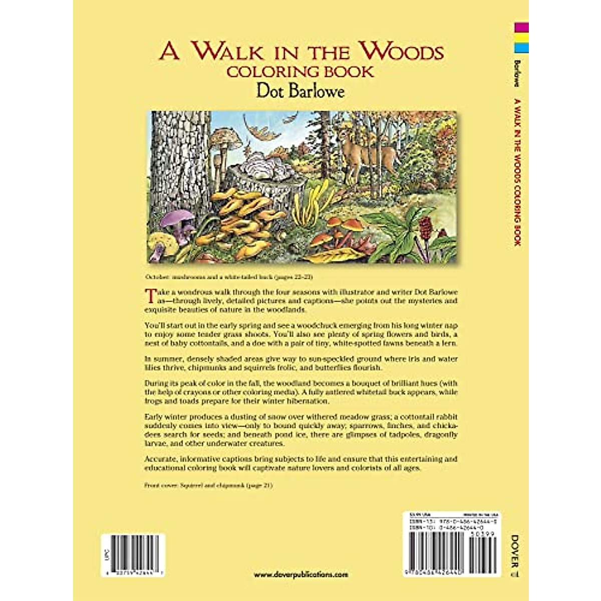 A Walk in the Woods (Dover Nature Coloring Book)