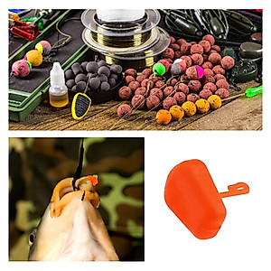 SING F LTD 100Pcs Corn Bait Stops Fake Corn Soft Bait Artificial Fishing Lure Simulated Corn Kernel Bait Hangers with Hooks Fishing Accessories