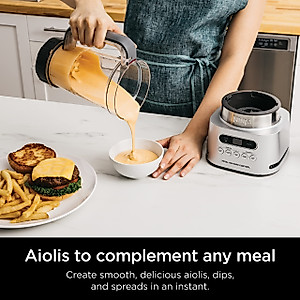 Ninja SS151 TWISTi Blender DUO, High-Speed 1600 WP Smoothie Maker & Nutrient Extractor* 5 Functions Smoothie, Spreads & More, smartTORQUE, 34-oz. Pitcher & (2) To-Go Cups, Gray