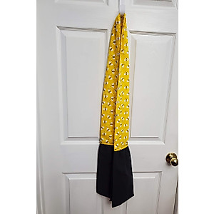Bumble Bee Neck Towel, Yellow & Black Kitchen Boa, Neck Apron, Kitchen Neck Scarf, Kitchen Scarf, Baker’s Boa, Chef’s Towel, Cooking Towel, Grilling Towel, Gifts under $25