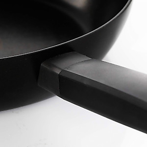 LocknLock Hard & Light Black Aluminum Cookware Frying Pan, 12 inch
