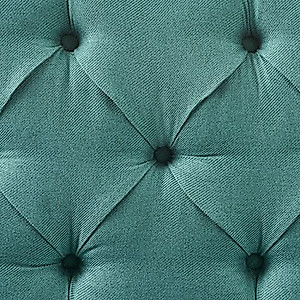 Christopher Knight Home Nicole Fabric Settee, Dark Teal