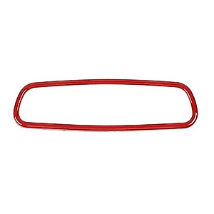 AntsGroup Inner Rearview Mirror Cover Trim Decoration Frame Red JeCarhm202112598