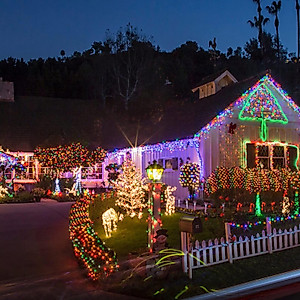 Fairy Lights Plug in with Remote and Timer, 200 LED Waterproof String Lights Indoor Outdoor Twinkle Lights Plug in, Upgraded 8 Modes Twinkle String Lights for Room Wedding Xmas Party (Multi-Colored)