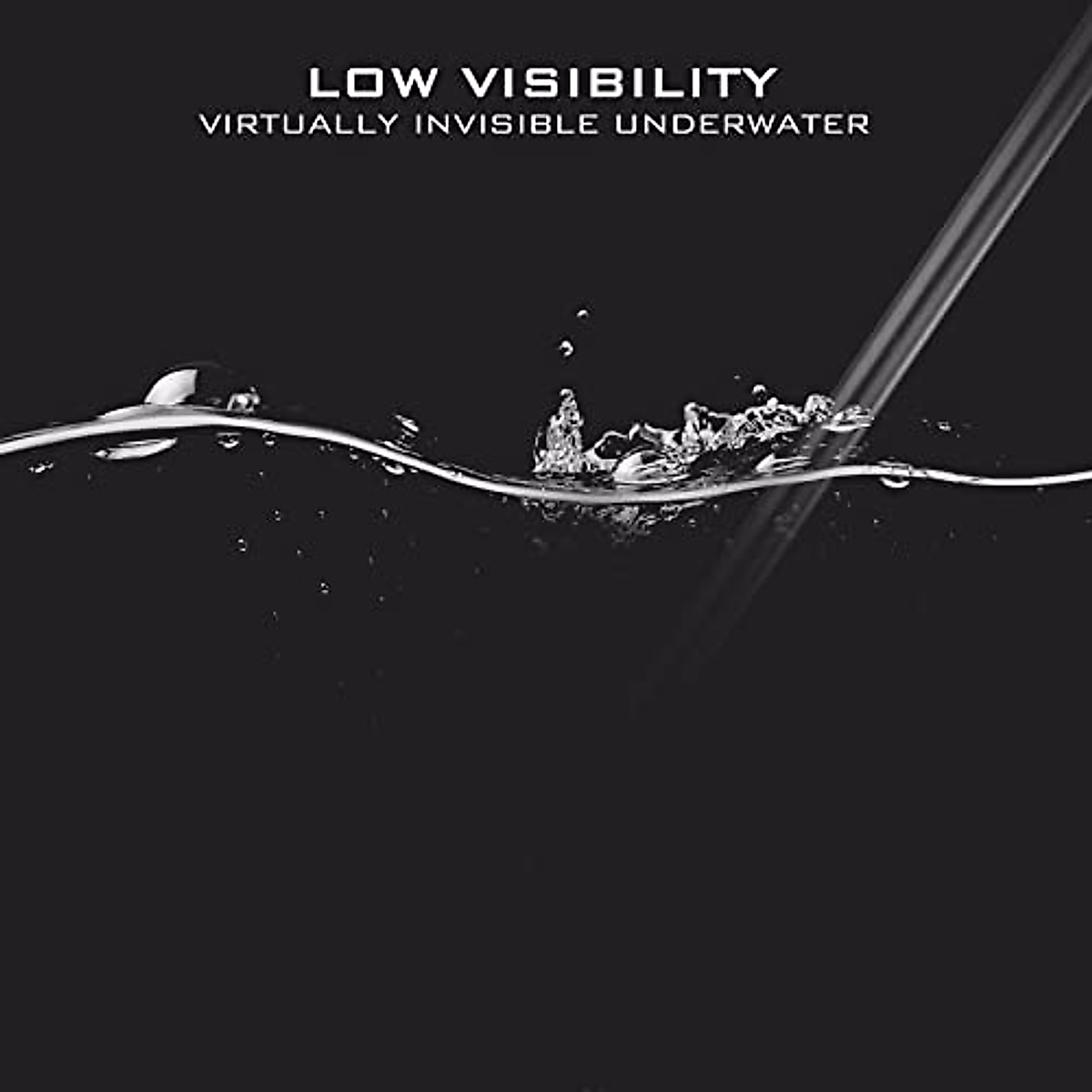 KastKing TriPolymer Advanced Monofilament Fishing Line,ICE Clear,8LB,300 Yds