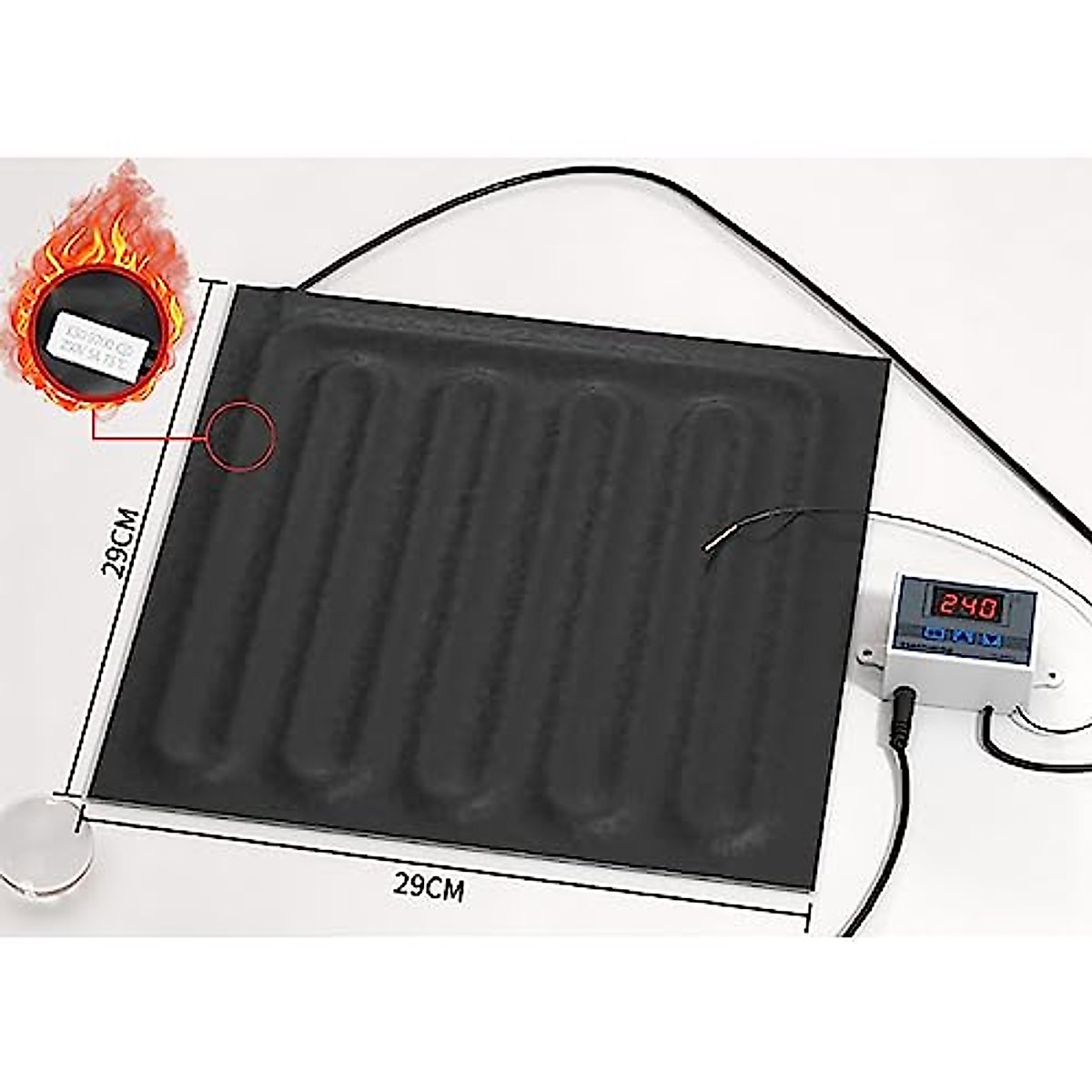 Sourdough Bread Making Tools Kit - Dough Proofer With Heater, Fold Proofer, Reusable Sour Dough Starter Jar - Low-Temperature Heating For Bread, Yogurt, Natto