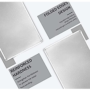 Indoor Signs Metal Sign Aluminum Sign 8x12 inch, Exit (Red Background) Emergency Exit, Suitable for Your bar, Cafe, Restaurant, Kitchen, Swimming Pool, Hotel, Club, Garage etc