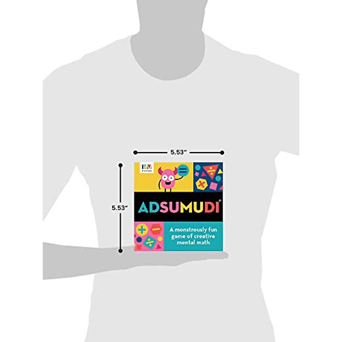 Evermade Adsumudi Math Game - The Monstrously Fun, Smart Game for Kids to Practice Multiplication, Division, Addition and Subtraction - Great for Kids Ages 8-12