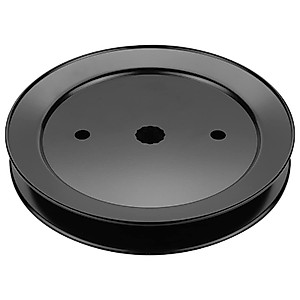 Spindle Pulley 195945 532195945 Replacement for Craftsman Mower - Mandrel Pulleys Compatible with Hu sqvarna, Poulan Pro, AYP, Jonsered 42" 46" Riding Lawn Mower, Replace 197473 532197473, 2 Pack
