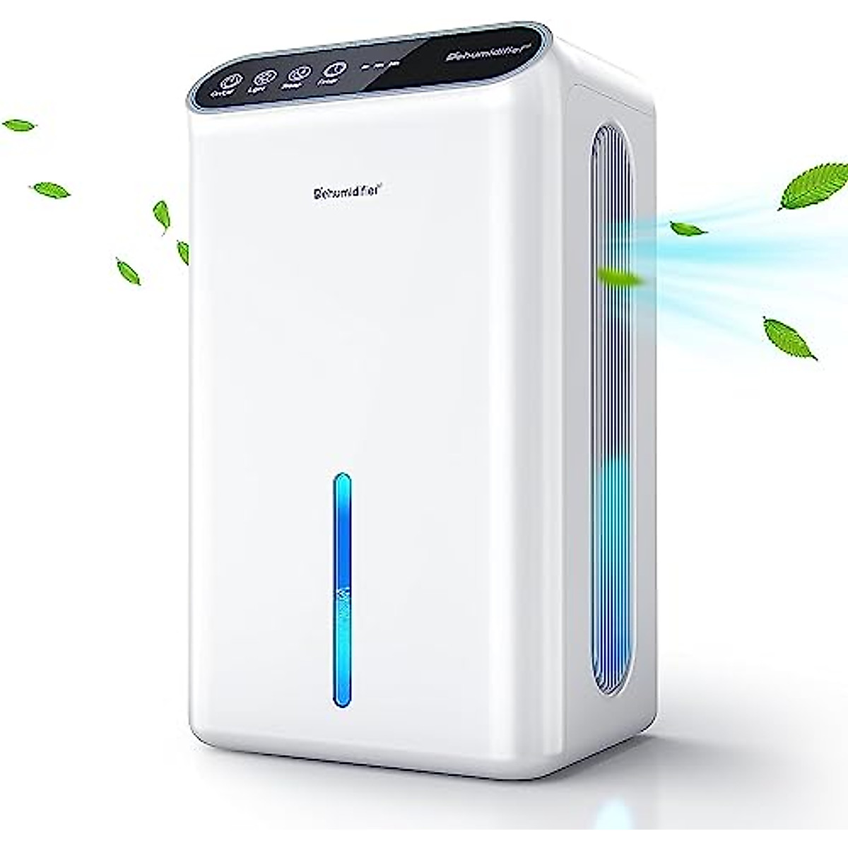 Dehumidifiers for Home, Up to 800 Sq.ft, 86oz Water Tank, Dehumidifiers for Bedroom with Essential Oil Diffuser, 7 Color LED Light, 24H Timer, Auto Shut-off, Ideal for Bathroom Basement Closet RV