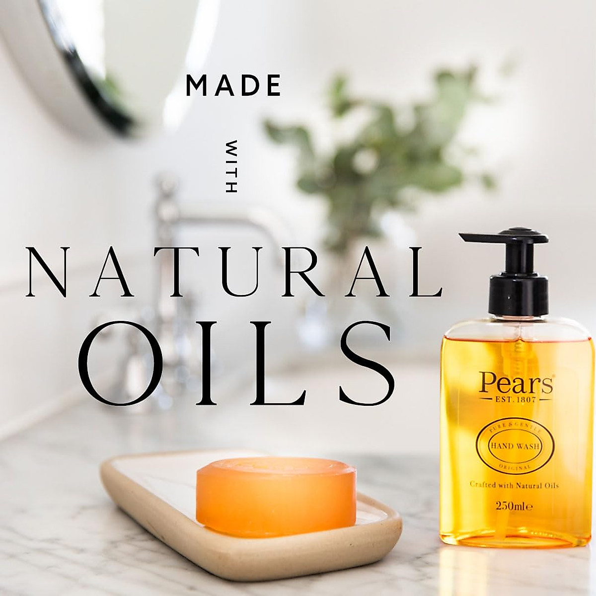 Pears Transparent Amber Soap 125 g (Pack of 12) by EH Booth & Co Ltd